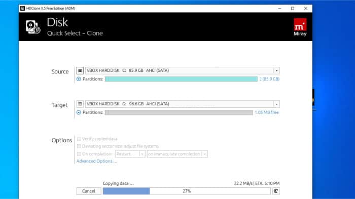 HDClone Review [Free Disk Cloning Software]